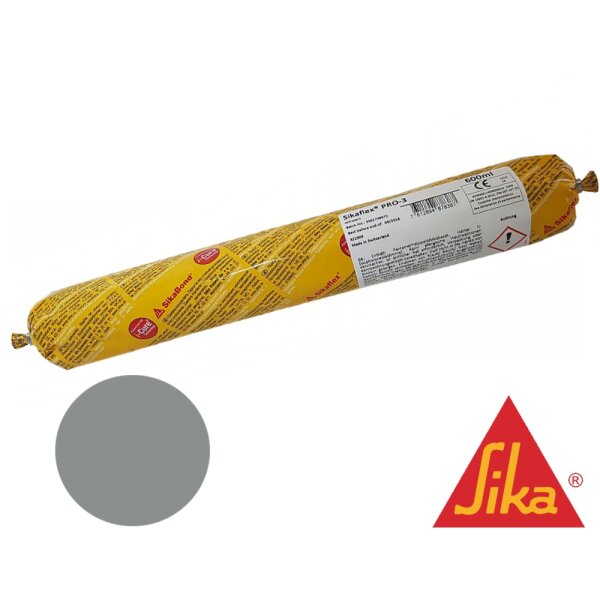 Sikaflex® PRO-3 PU Dichtstoff Bodenfugen BASALTGRAU 600ml - Dichtstof